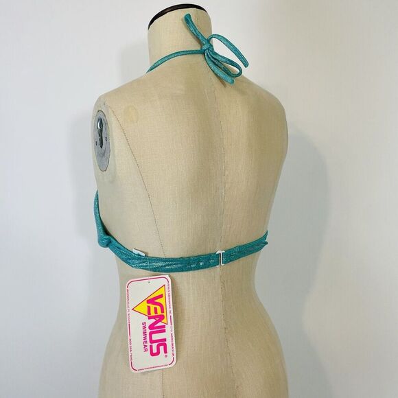 VENUS | Swim | Vintage Venus Marine Sparkle Bikini Top Womens Size B ...